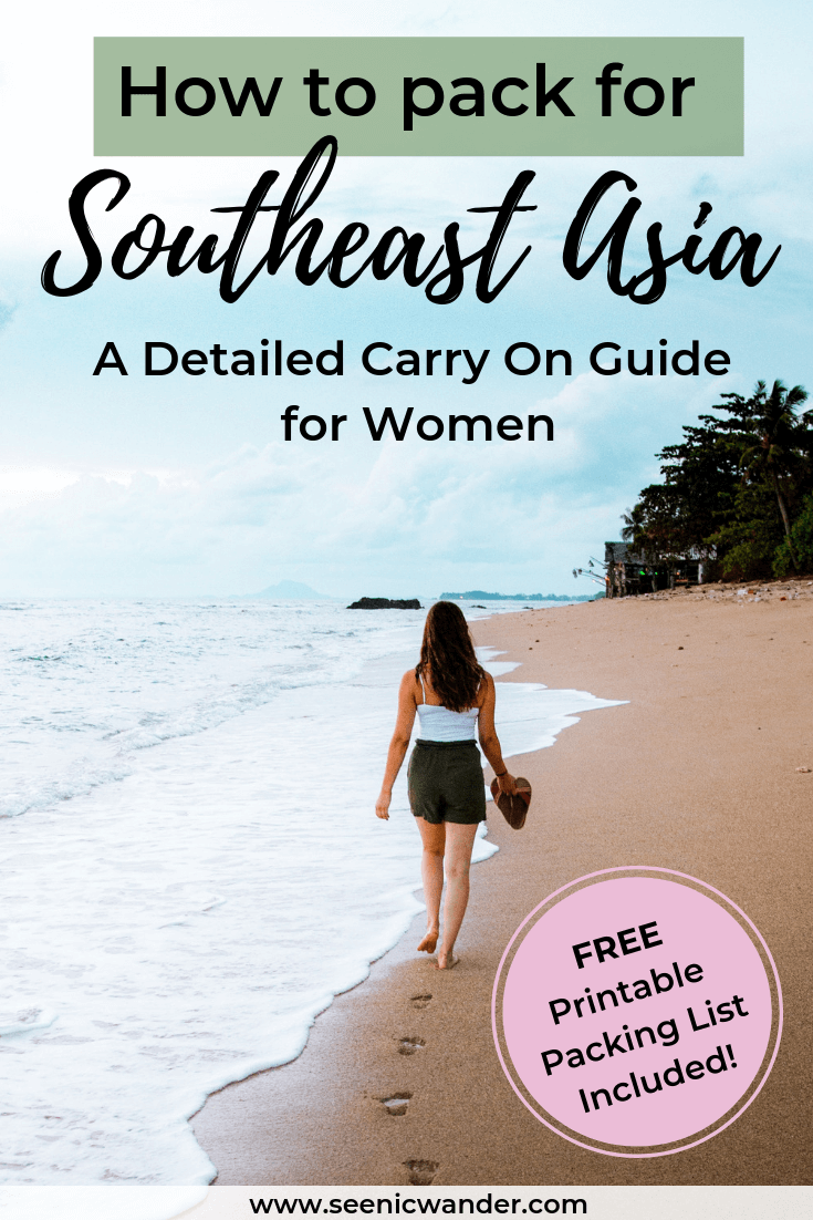 Ladies, This is the Only Southeast Asia Packing List You Need | See Nic ...