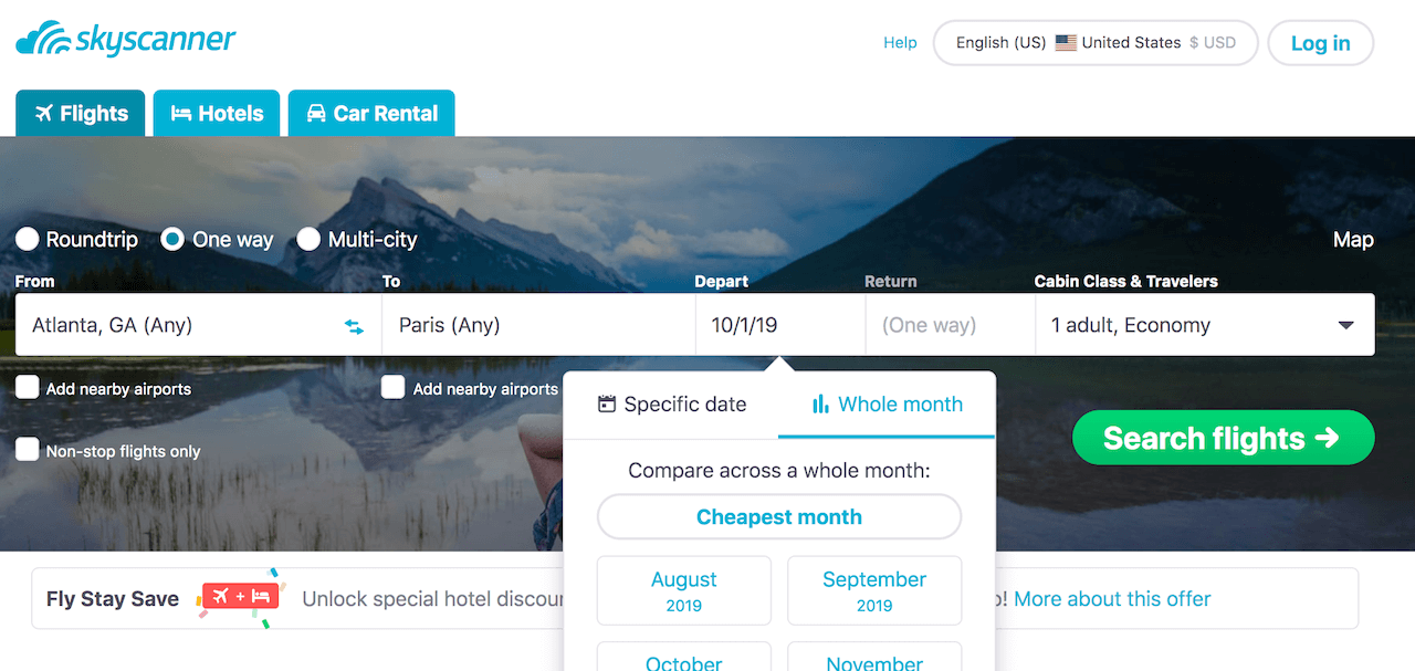 How to Book Cheap Flights Anywhere in the World Using Skyscanner | See ...