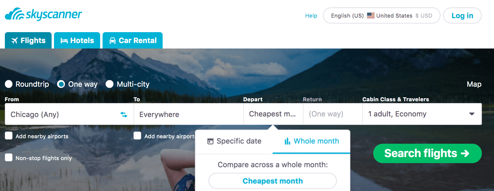 How to Book Cheap Flights Anywhere in the World Using Skyscanner | See ...