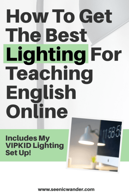 4 Ways To Get The Best Lighting For Online Teaching | See Nic Wander