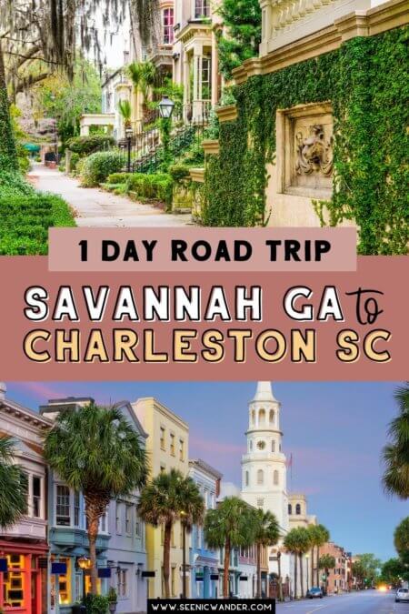 Amazing 1 Day Savannah To Charleston Road Trip Itinerary! | See Nic Wander